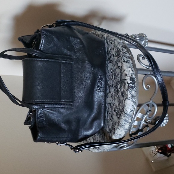 RACHEL Rachel Roy | Bags | Rachel Roy Black Leather Crossbody Satchel ...